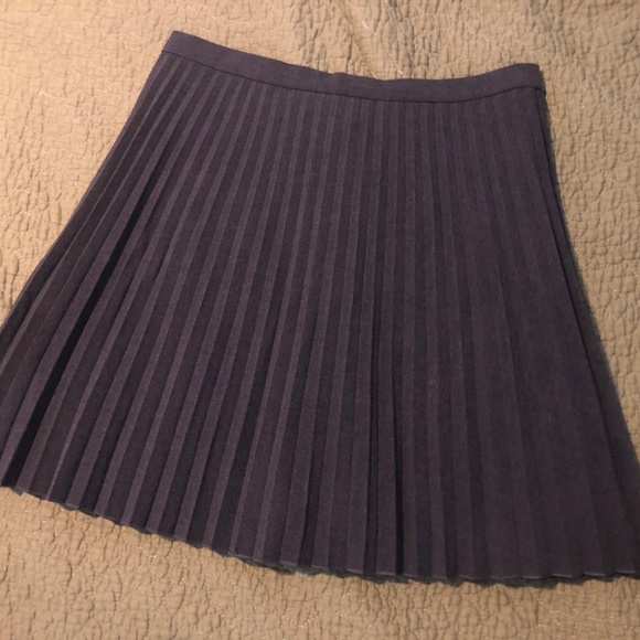 J. Crew | Skirts | Jcrew Pleated Mini Skirt Grey | Poshmark